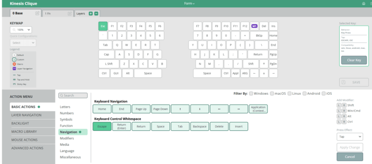FORM Clique Upgrade - Kinesis