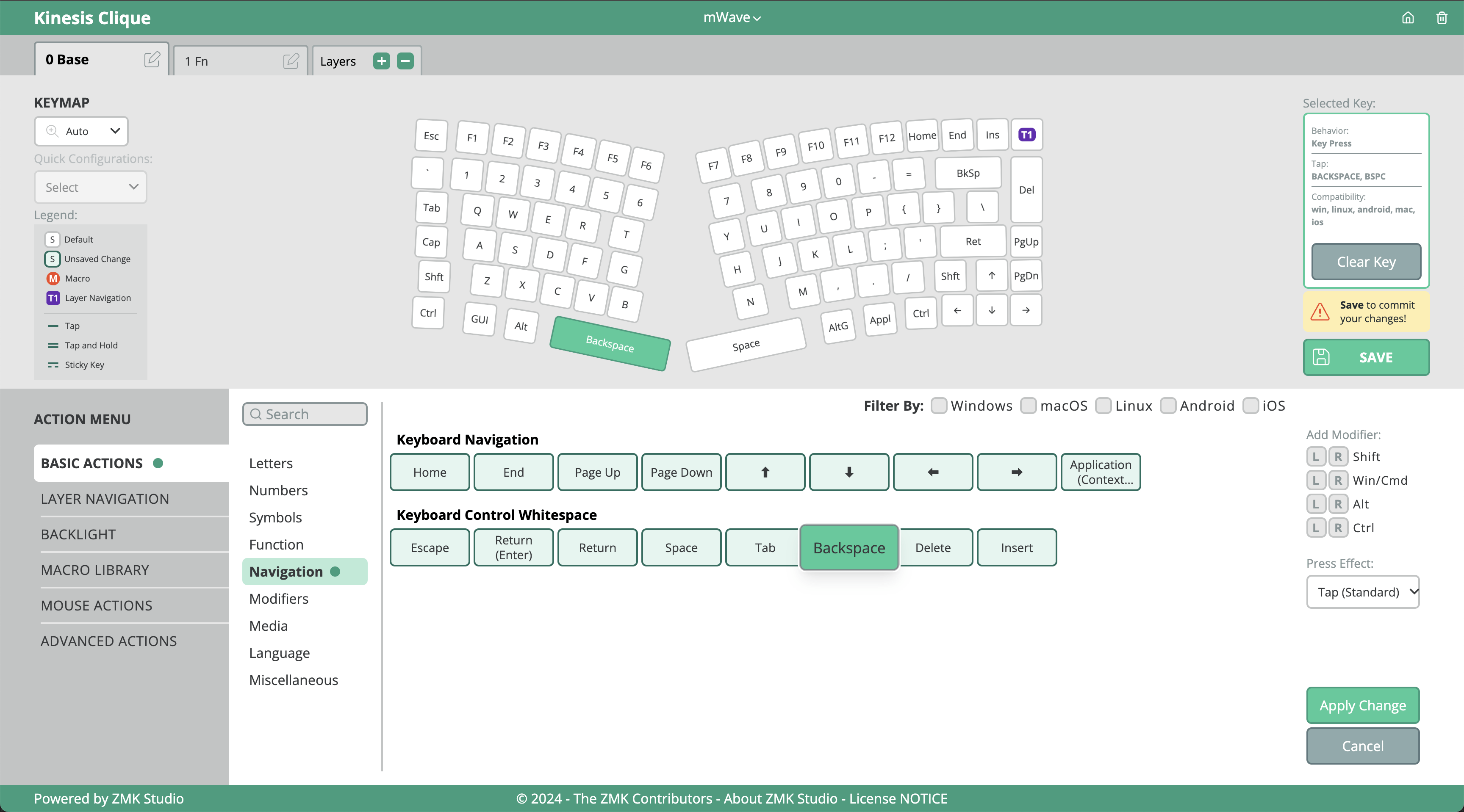 Kinesis Clique Firmware Update - Kinesis