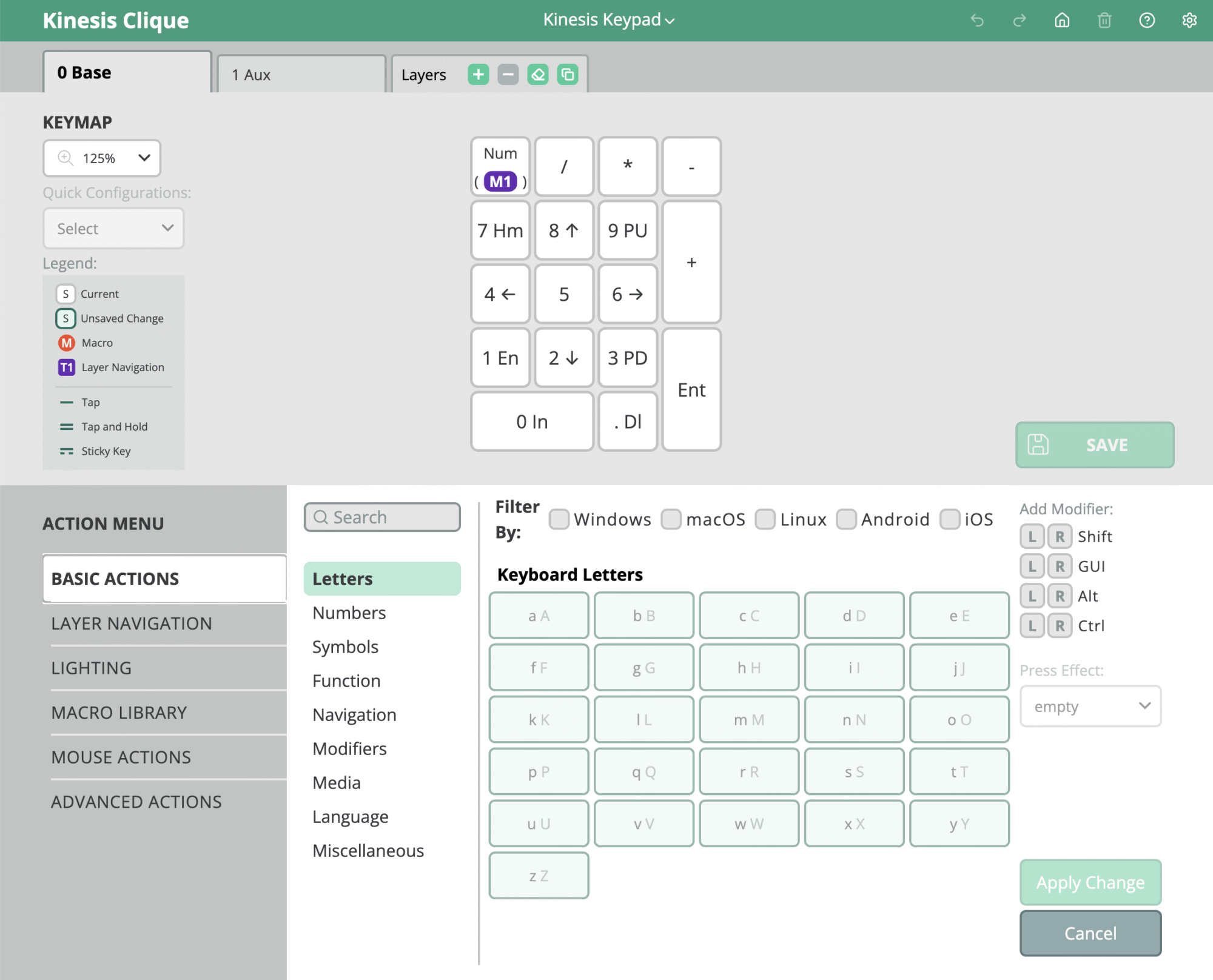 Mechanical Keypad LP for Mac & PC - Kinesis